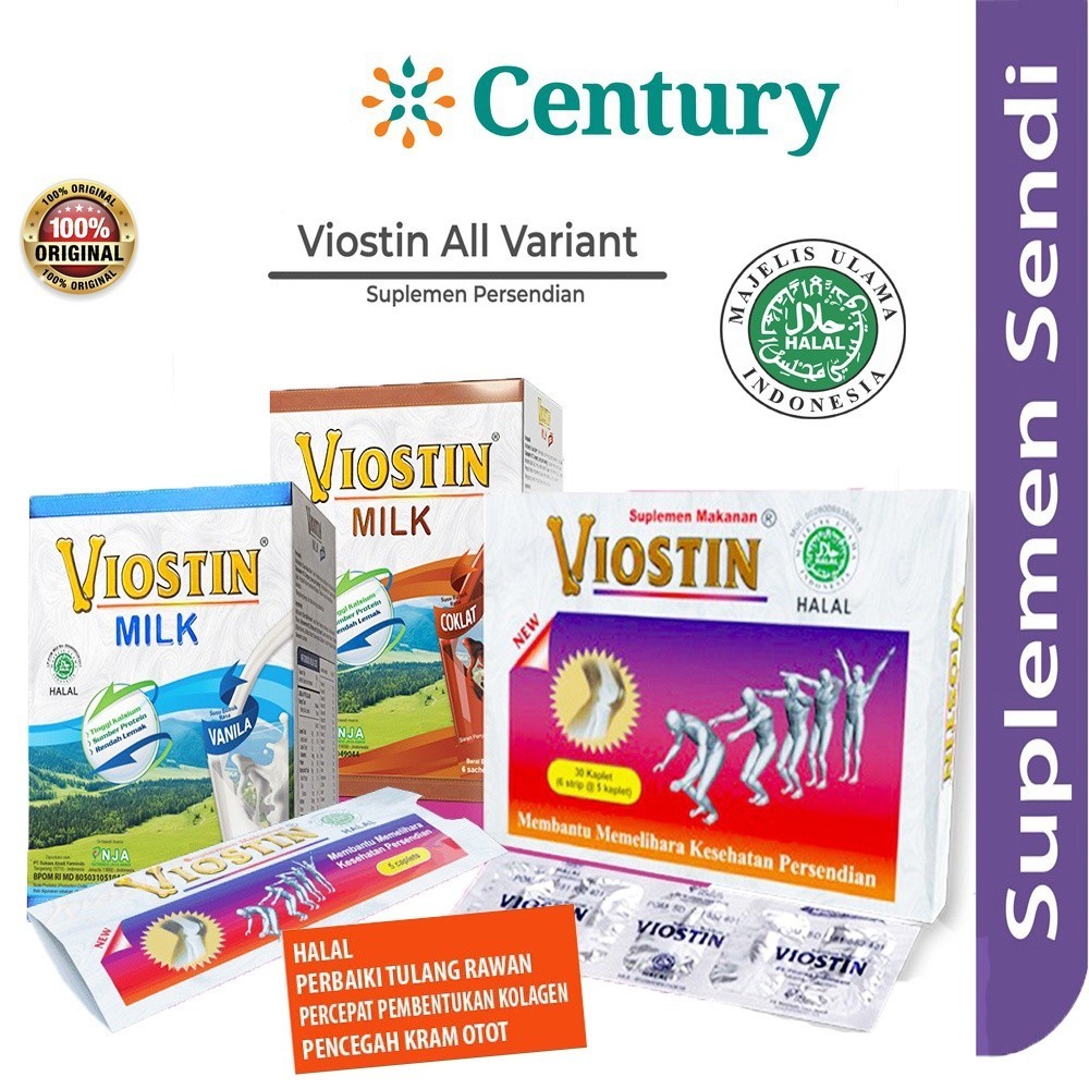 Jual Viostin All Variant/Susu Vanila & Coklat/Kaplet Strip isi 5 & 30 ...