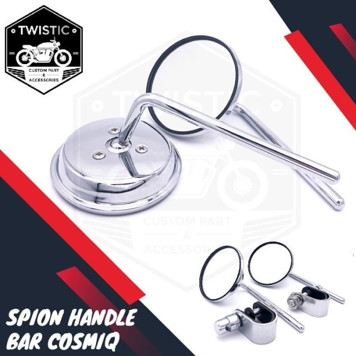 Jual Spion Motor Cosmiq Retro Bulat Harley W175 Xsr Benelli Chopper ...