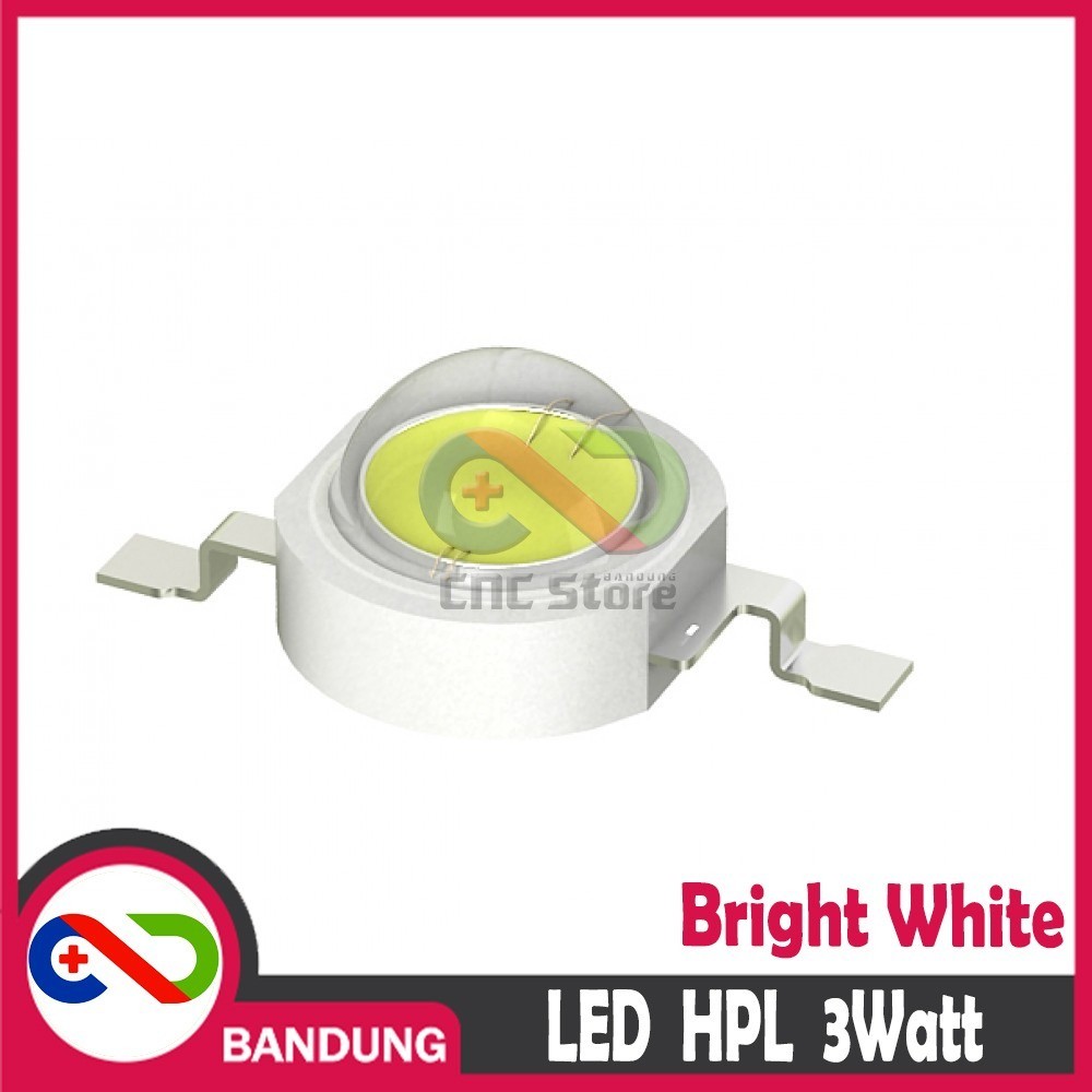 Jual LED HPL PUTIH HIGHT POWER LED 3WD BEAD BRIGHT WHITE 3WW45WL3 ...
