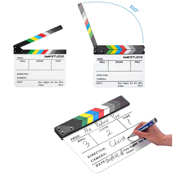 Jual Clapper Board Movie Slate Clapperboard Video Dan Filming | Shopee ...