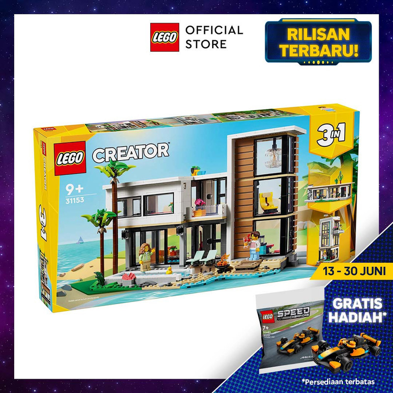 Jual LEGO Creator 31153 Modern House (939 Pieces) Mainan Susun (9 Tahun+) | Shopee Indonesia