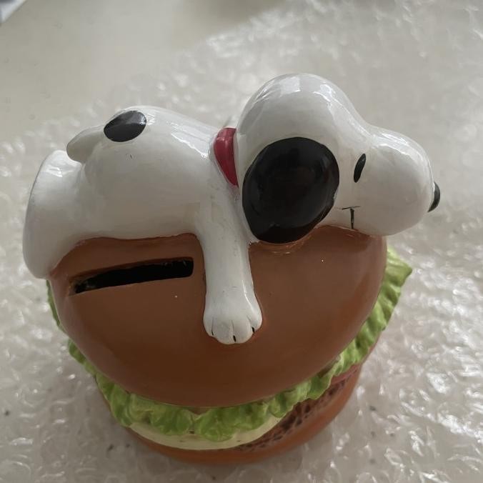 Jual snoopy burger coin bank vintage | Shopee Indonesia