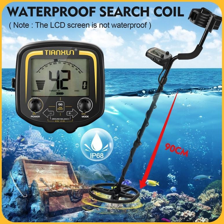 Jual DFG metal detektor tx850 detektor logam emas Baterai metal ...