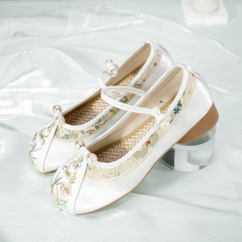 Jual The Han-Style Clothing Shoes Antique Pumps Embroidered Shoes ...