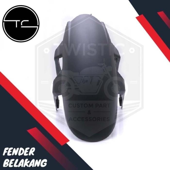 Jual Fender Spakbor Mudguard Belakang Anti Nyiprat Motor Custom W175 ...