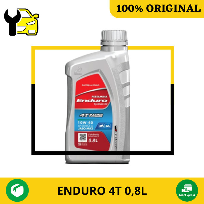 Jual Oli Motor Pertamina Enduro 4T 10W-40 Racing Oil Mesin Original 800Ml | Shopee Indonesia