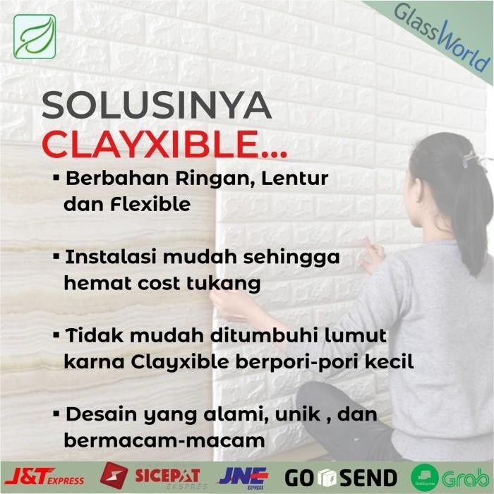 Jual CLAYXIBLE Pengganti Keramik, Kayu Dan Batu Alam [TIPE SKIN DAN ...