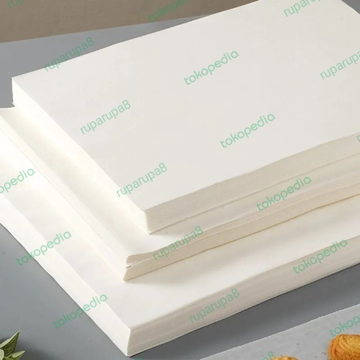 Jual 100 Lembar Kertas Roti Putih 30X40 Greaseproof Paper 40 Gsm 30 X ...