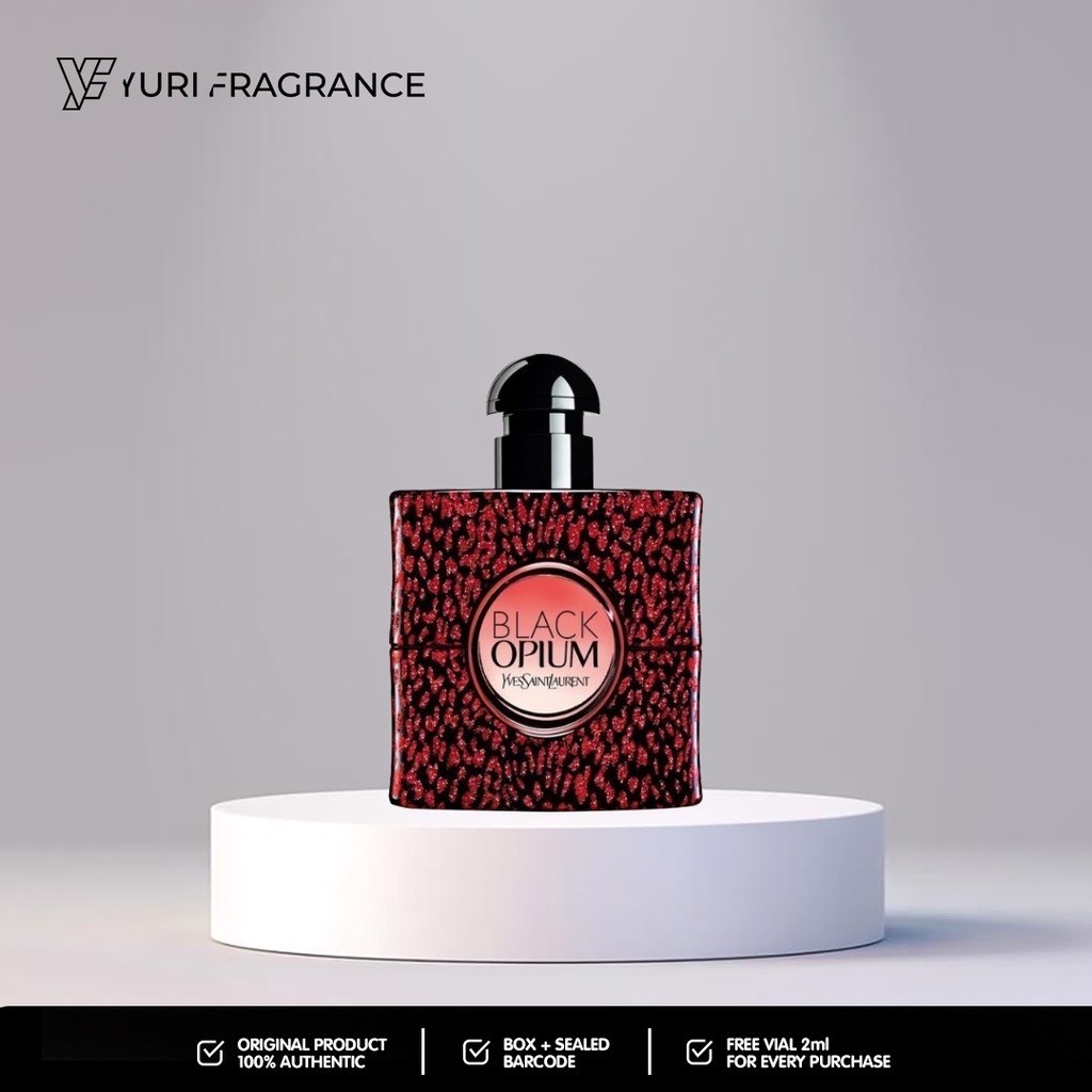 Jual YSL Black Opium Limited Edition Baby Cat EDP 90ml Original Box ...