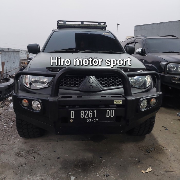 Jual Bull bar bumper depan pajero sport import Thailand Hiro Motor | Shopee Indonesia
