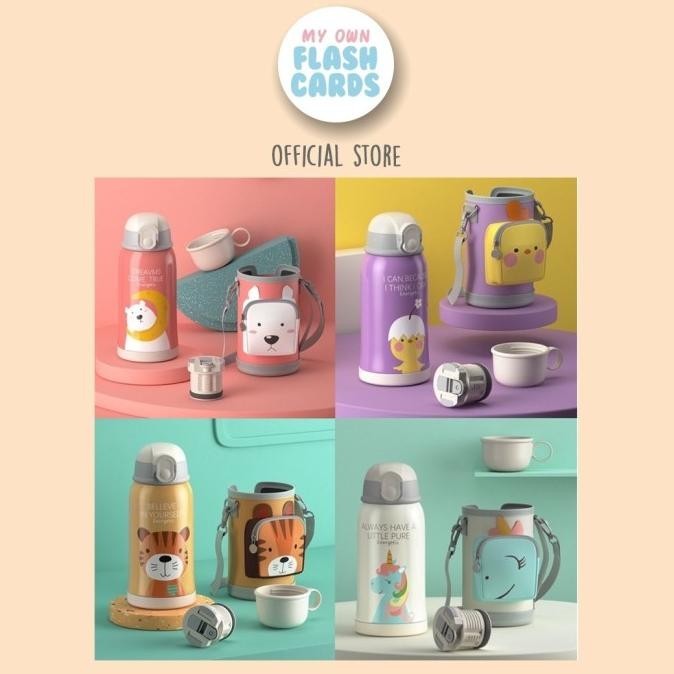 Jual Botol Termos Karakter Anak Animal Character Thermos Stainless ...