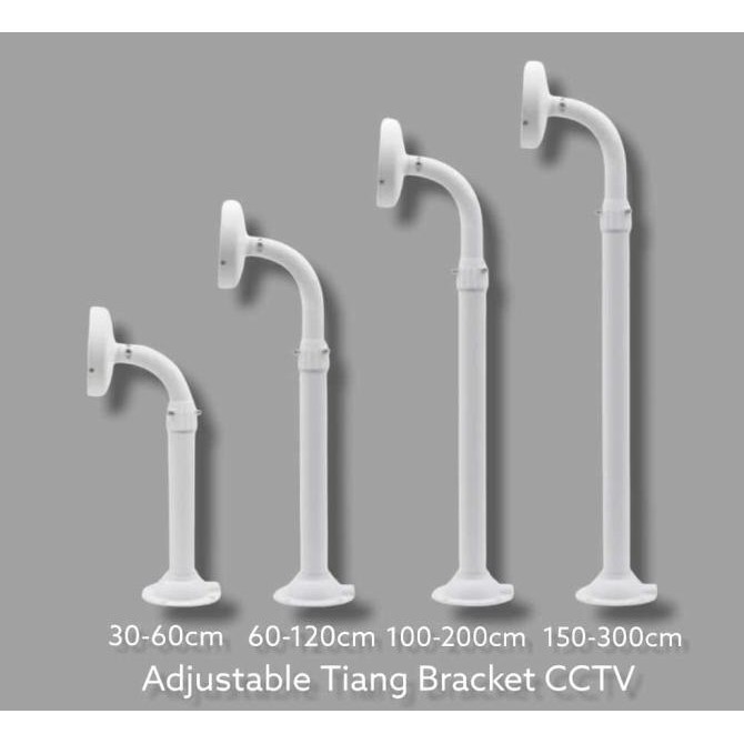 Jual Tiang Bracket CCTV L Adjustable 100cm - 200cm | Shopee Indonesia