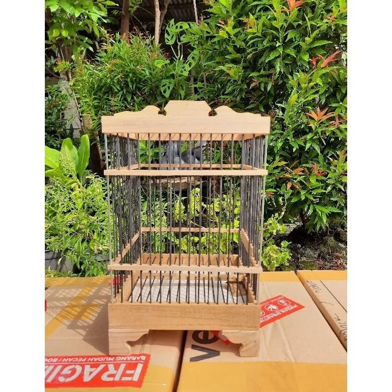 Jual Sangkar Burung Mini Ambrukan Tiang Besi (Murmer) | Shopee Indonesia