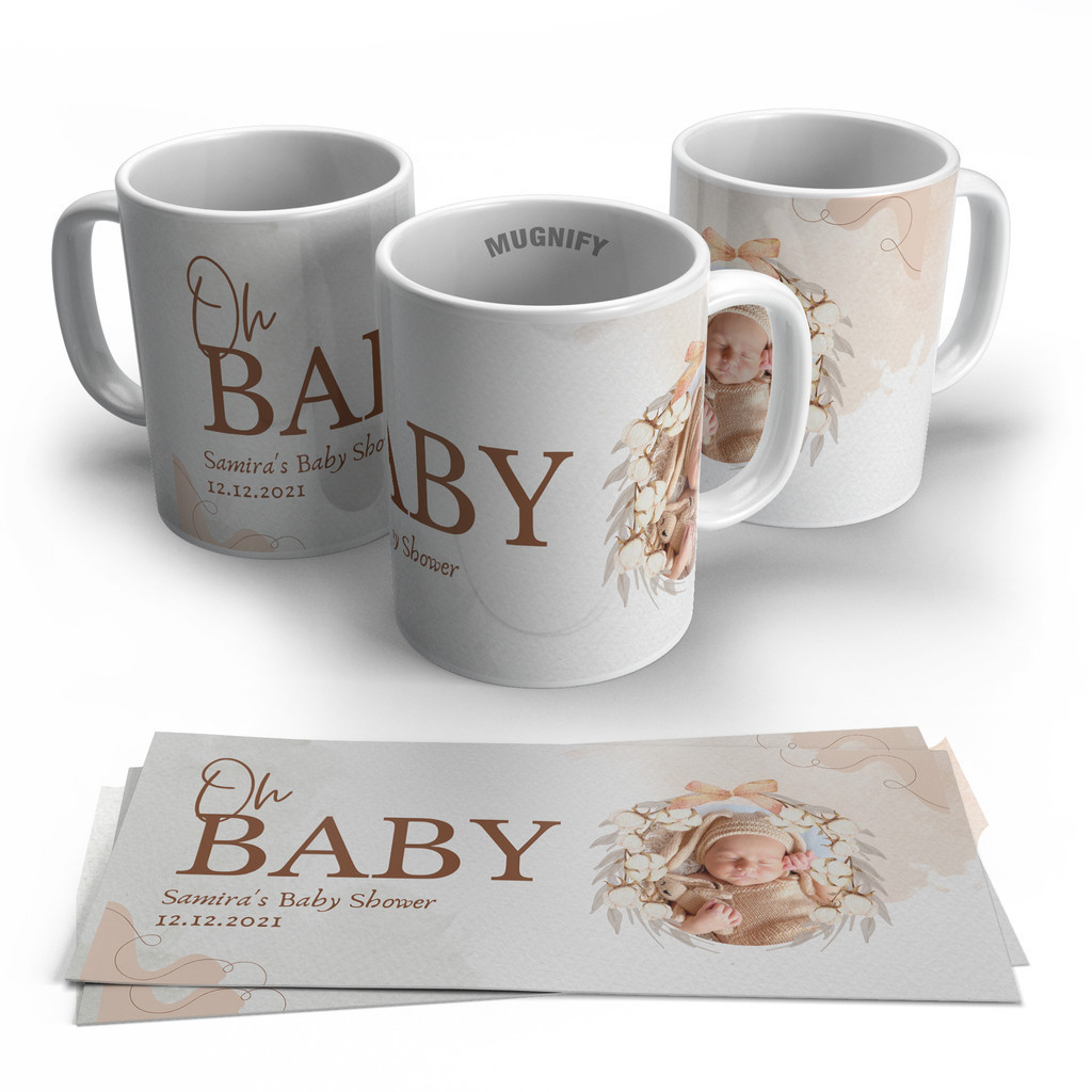 Jual Gelas Mug Spesial Kelahiran Bayi | Custom Newborn Souvenir ...