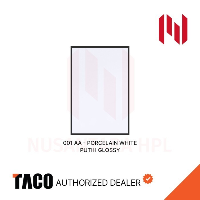 Jual Taco Hpl Th 001 Aa - Porcelain White | Shopee Indonesia