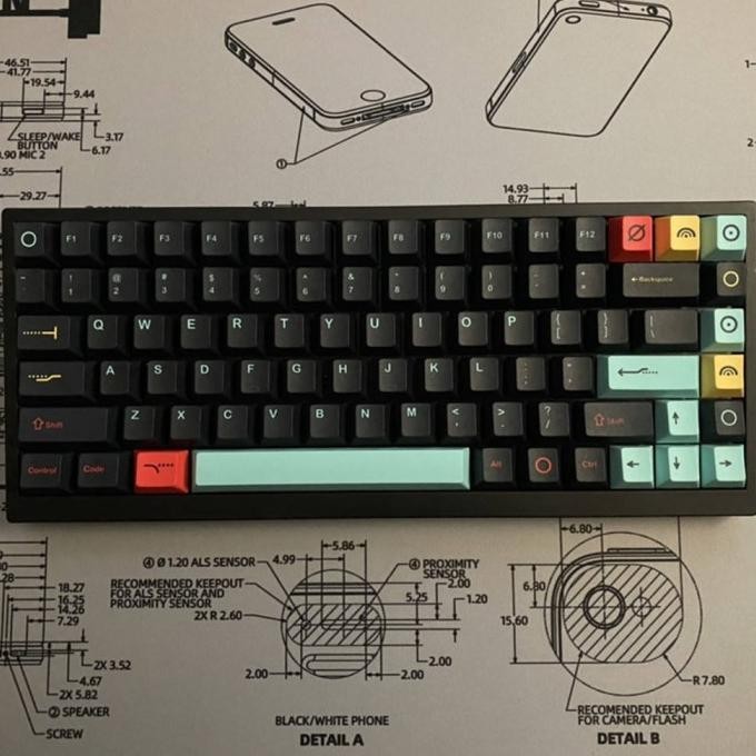 Jual HARGA DISC - PBT Cybercity Cherry Profile Keycaps GMK Metropolis ...