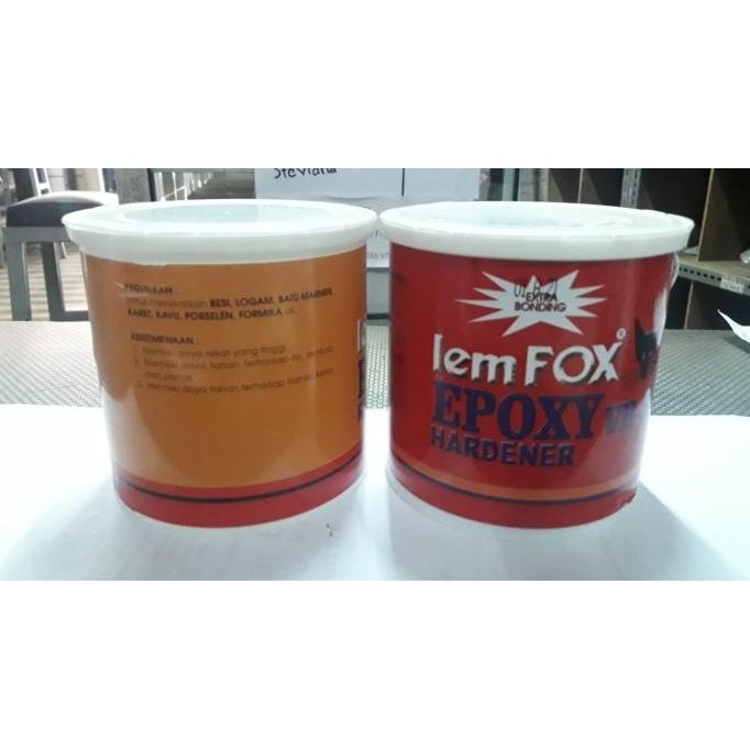 Jual Lem Fox Epoxy 2 Komponen Resin AD 102 Hardener VR 503 1 kg ...