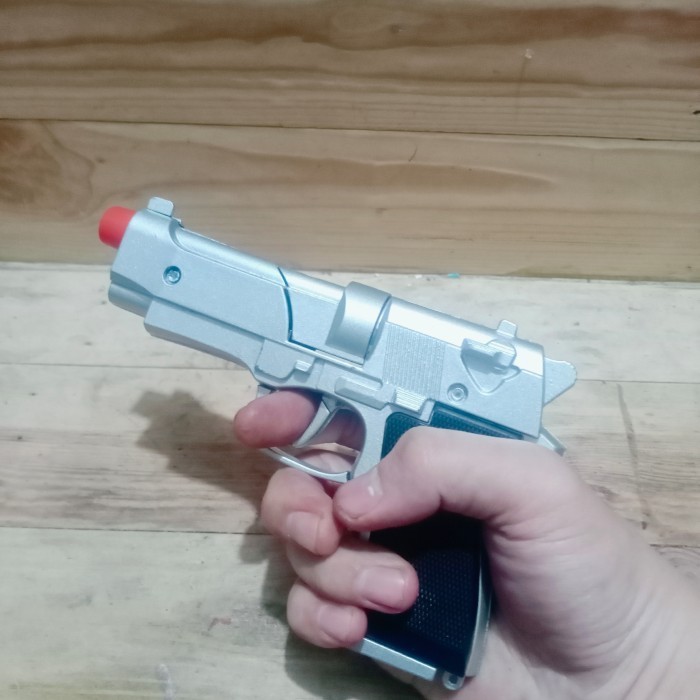 Jual TOP replica pistol handgun petasan dompis doblis cap gun diecast ...