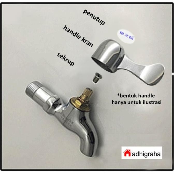 Jual Kepala Handle Kran Abs Chrome Hka-Chrome | Shopee Indonesia