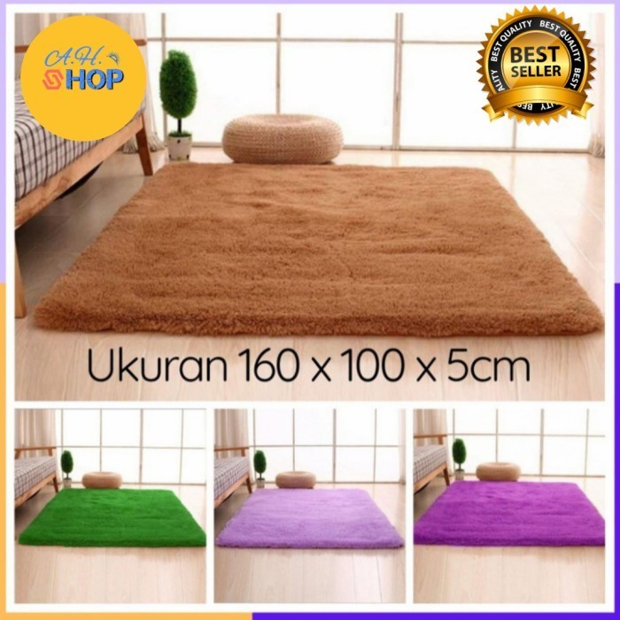 Jual Surpet Bulu Rasfur Tebal 5Cm Busa Hdp Ukuran 160X100X5 Cm | Shopee ...