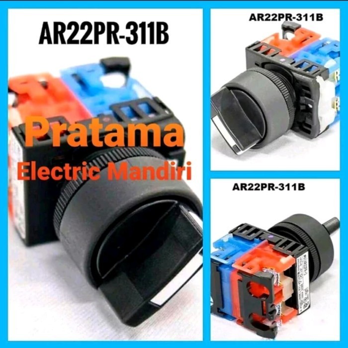 Jual Selector Switch Dia. 22mm AR22PR-311B 3 Posisi 1NO 1NC FUJI ELECTRIC | Shopee Indonesia