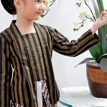 Jual Baju Kebaya Kartinian Surjan Lurik Anak Perempuan | Shopee Indonesia
