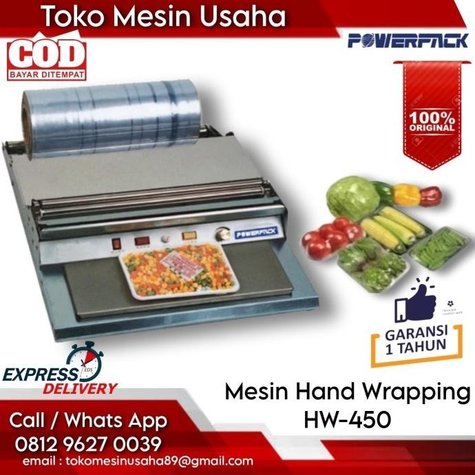 Jual [Ready] Hand Wrapping / Mesin Wrapping Serbaguna Hw-450 Powerpack ...