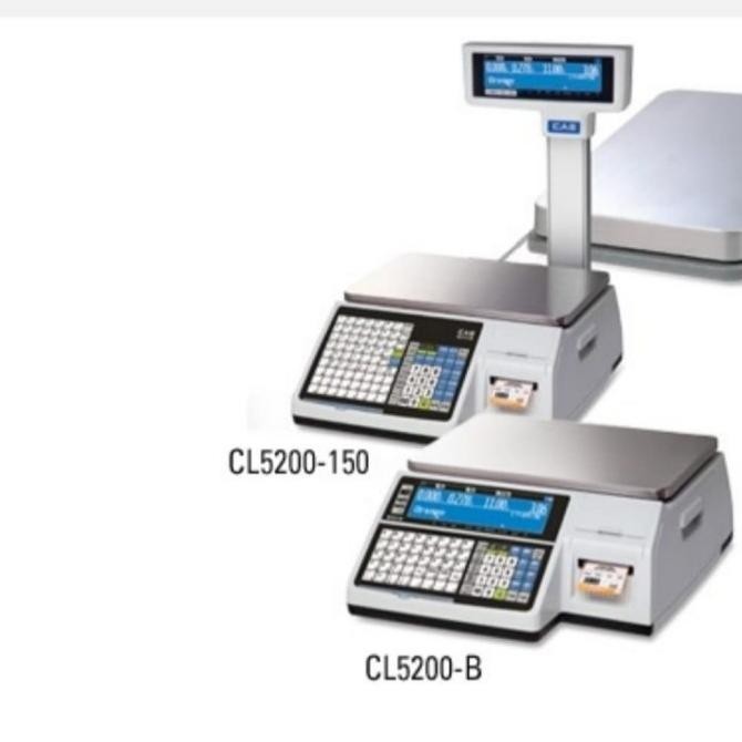Jual [Ready Stock] Timbangan Cas Cl -5200P Label Printer 30 Kg / Frozen Buah Daging 30Kg ...