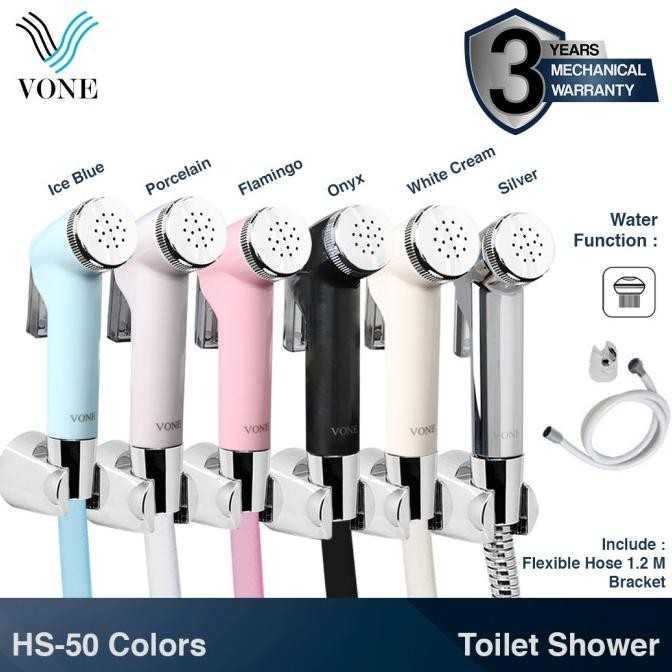 Jual VONE HS-50 Jet Shower Toilet Set Washer Bidet Cebok Kloset Closet ...