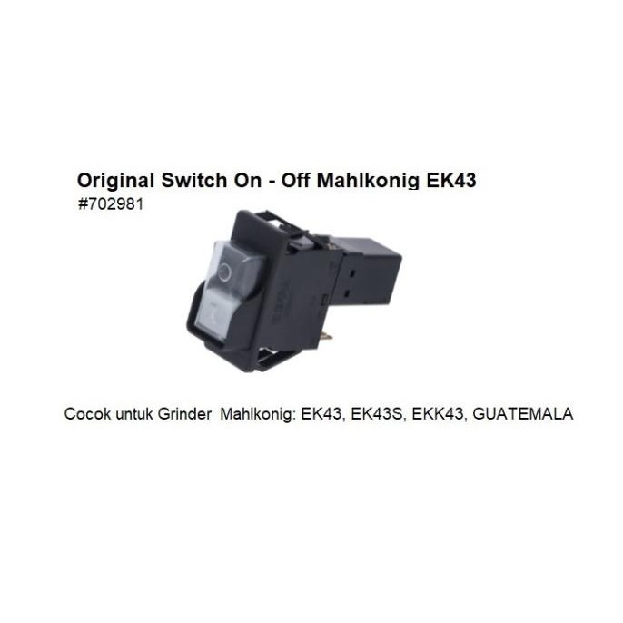 Jual [Garansi] Original Switch On Off Mahlkonig Ek43 Model Old Lama ...