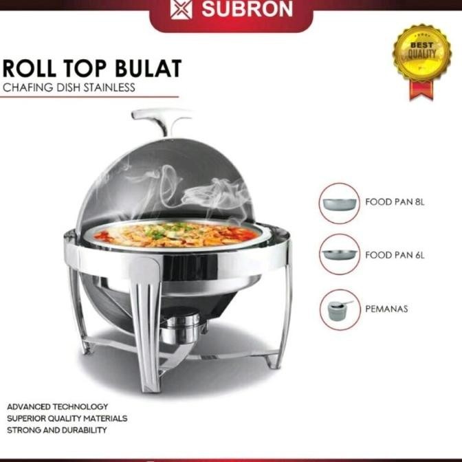 Jual [Ready Stock] Rolltop Pemanas Sop Prasmanan Jumbo Subron 6,8 Liter ...