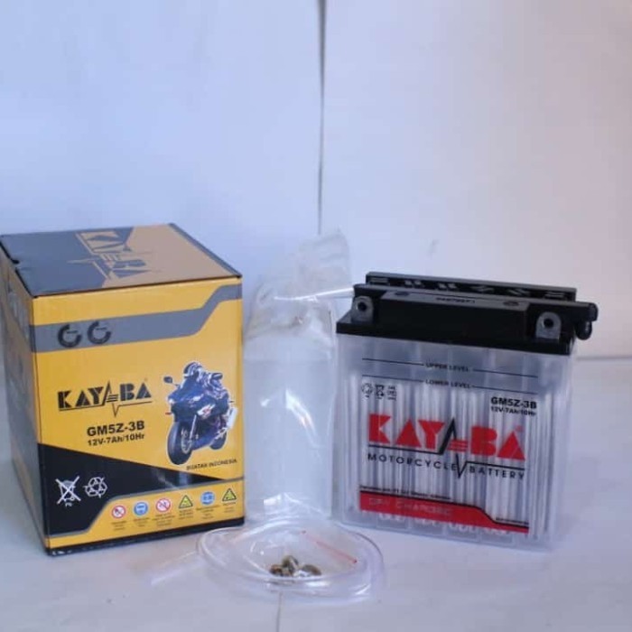 Jual Aki Motor Baru Accu Basah Merk Kayaba Gm5Z-3B 12V 7Ah | Shopee Indonesia