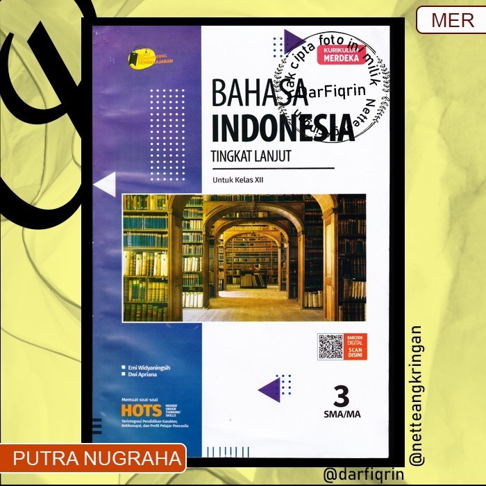 Jual LKS Bahasa Indonesia Lanjut Kelas 12 Semester 1 dan 2-SMA/MA KURMER Kurikulum Merdeka-Putra ...