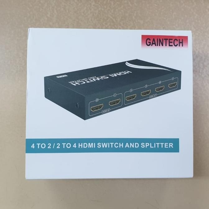 Jual [Baru] Hdmi Switch And Splitter 2 In 4 Out Gaintech | Shopee Indonesia