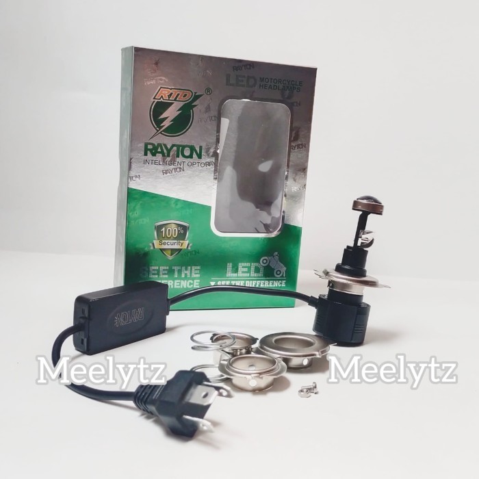 Jual Lampu Utama Led Rtd M8 Mini Projector H6 H4 Hs1 Cut Off Motor ...