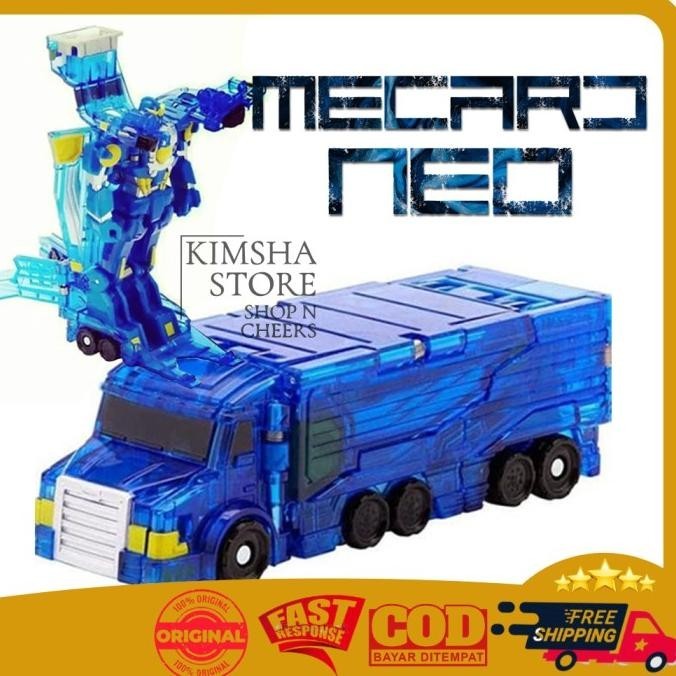 Jual Mecard Neo Jumbo Turning Card Transforms Robot Figure Mainan ...