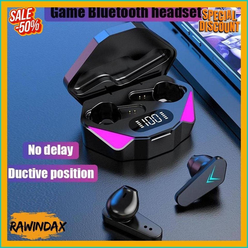 Jual [Cod] X15 Gaming Headset 5.0 Bluetooth Earphone Noise Cancelling ...