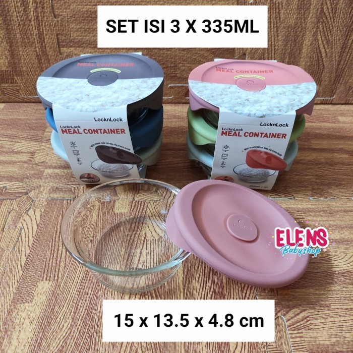 Jual Jual!! Lock n Lock baby food contaner mpasi set 3x335ml | Shopee ...