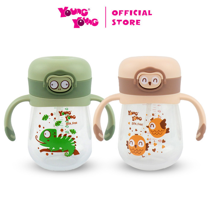 Jual YOUNG YOUNG tol Minum Bayi 240 ML Anti Tumpah IL-909 | Shopee Indonesia
