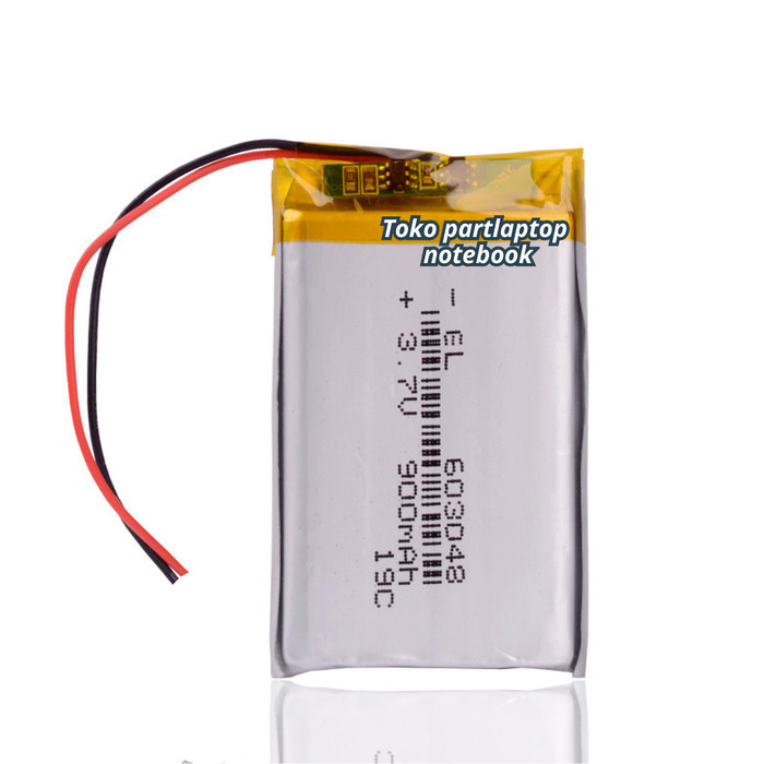 Jual Baterai Lithium Polimer Isi Ulang 900mah 3 7v 603048 3 7v
