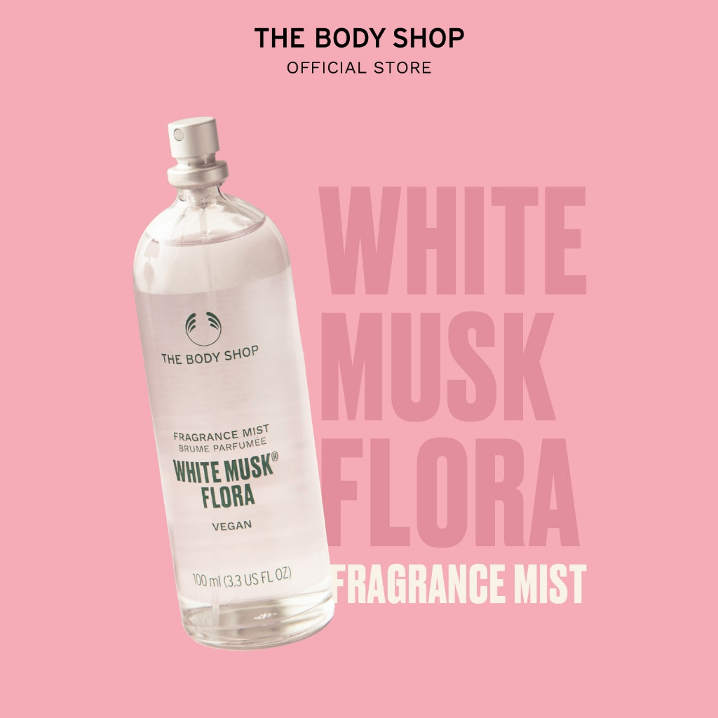 Jual The Body Shop White Musk Flora Body Mist Fragrance 100ml - Warm ...