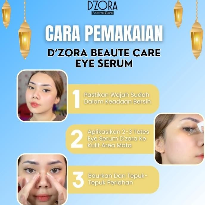 Jual Produk Terbaik Dzora Beaute Care Eye Serum - Eye Serum Kantung Mata Da GT | Shopee Indonesia