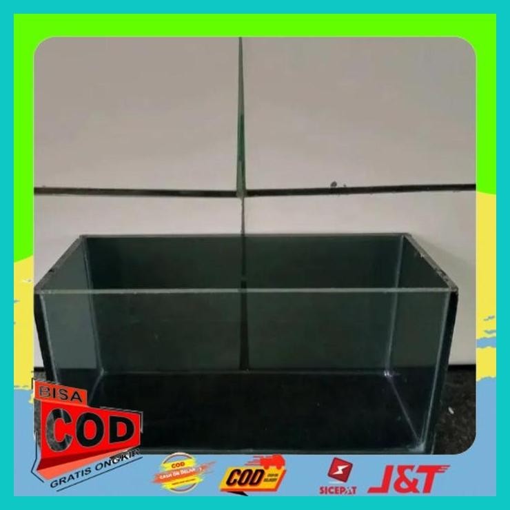 Jual SOLITER IKAN CHANA AQUARIUM HITAM UKURAN 30*15*15 KACA TEBAL FRE ...