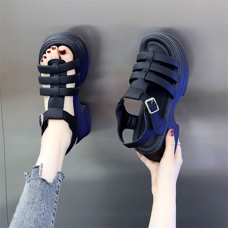 Jual Sandal Pantai Hak Tebal Antiselip, Sandal Pantai Platform Modis ...