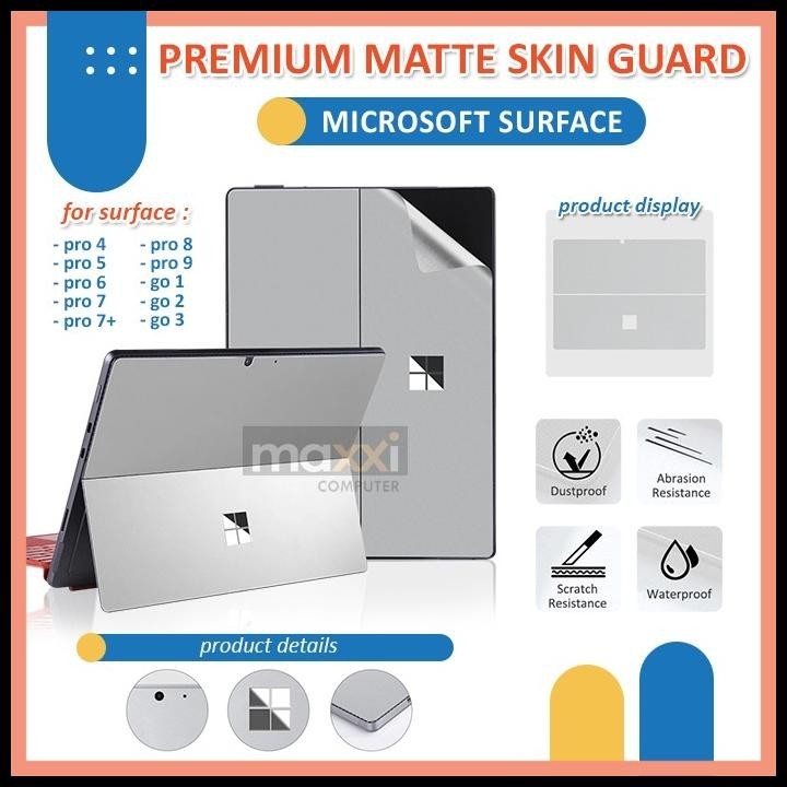 Jual Microsoft Surface Go 1 2 3 Pro 4 5 6 7 7+ 8 9 Garskin Anti Gores ...