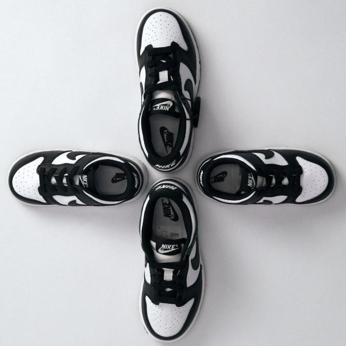 Jual "Baby / Kids" Nike Dunk Low Black White Panda TD & PS (100% ...