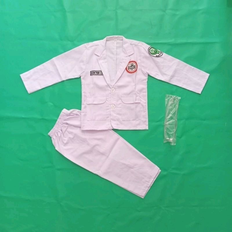 Jual MVq Baju Setelan Jas Dokter Anak UI8 | Shopee Indonesia