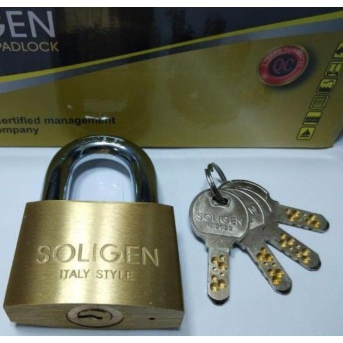 Jual [ Dss ] Gembok Kuningan 60Mm S Comp Key/Gembok Kandang Rumah Pagar ...