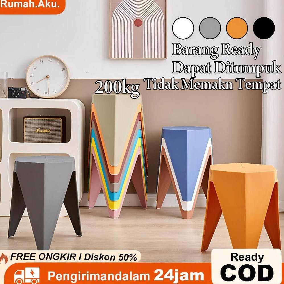 Jual Kursi Bulat Plastik Kursi Caffe Kursi Makan Stool Bulat Plastik ...