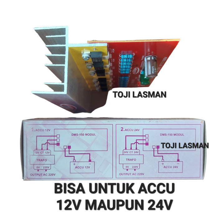 Jual Kit Pcb Inverter Dc 12V 24V To Ac 220V 12 24 220 V Volt Ac Dc ...